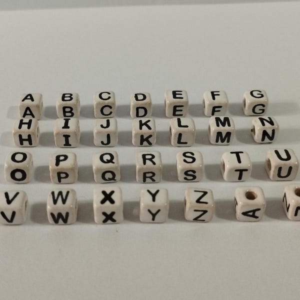 Ceramic Letters - Etsy