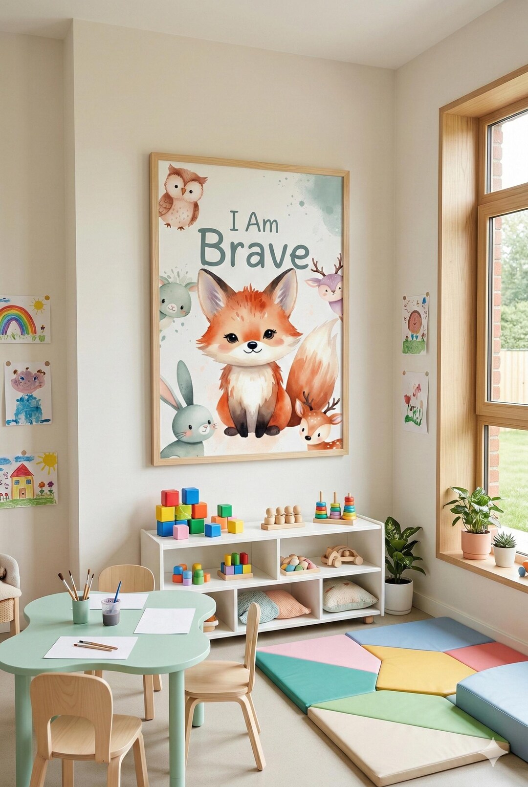 Animal Affirmation Prints for Kids | Positive Woodland Creatures ...