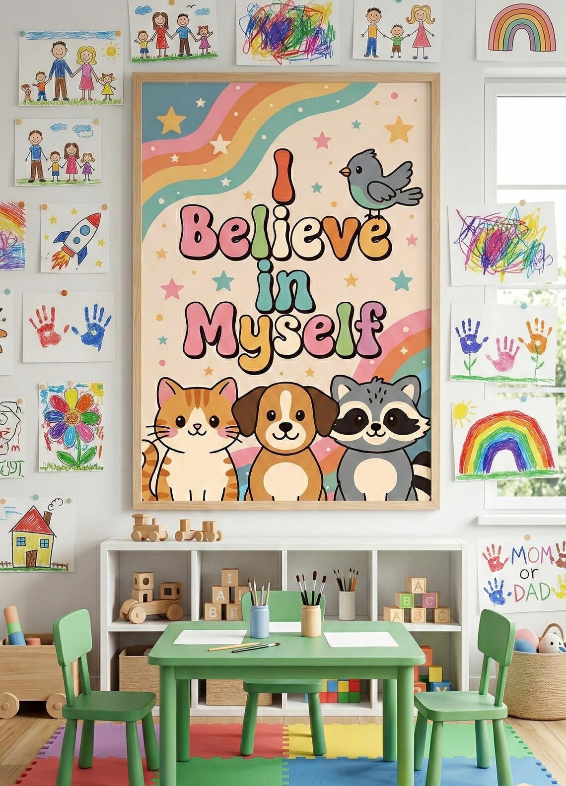 Animal Affirmation Prints for Kids | Positive Woodland Creatures ...