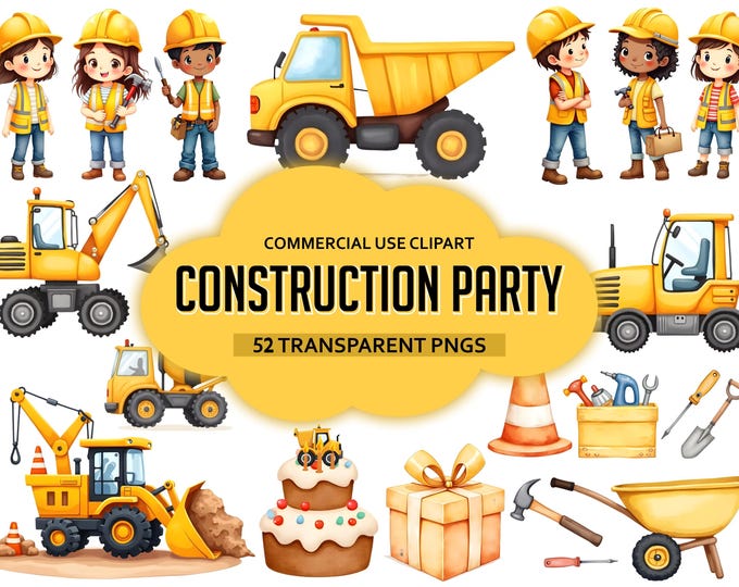 Construction Vehicle Clipart, Dump Truck Clipart, Forklift Clipart ...