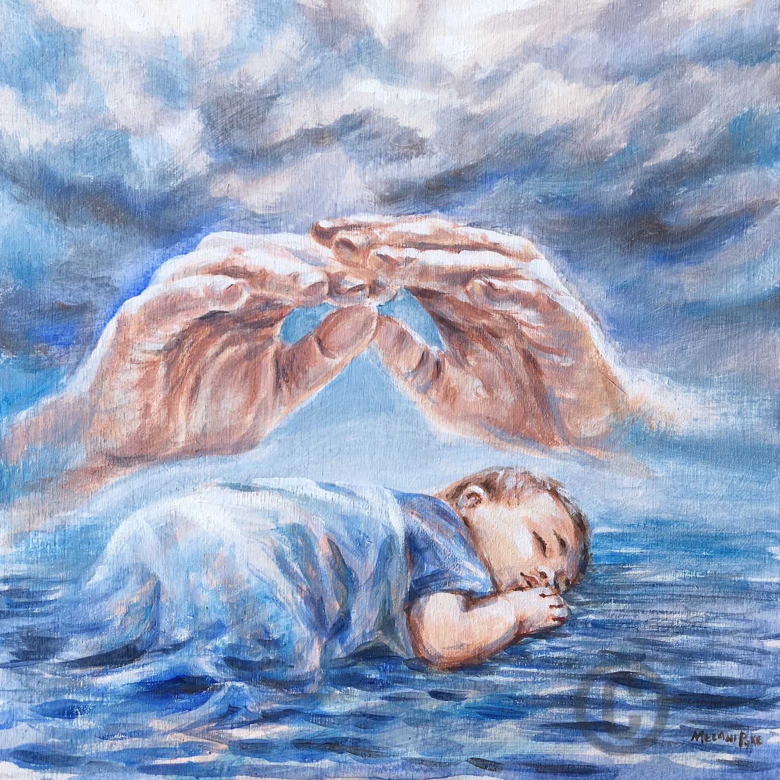 Shielded From the Storm Giclee Print on Paper or Canvas With | Etsy