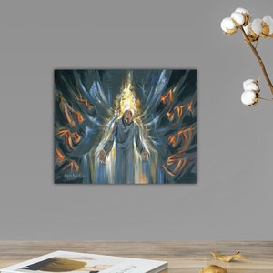 Love Your Enemies - 8x10" Original Acrylic Painting of Figure With ...