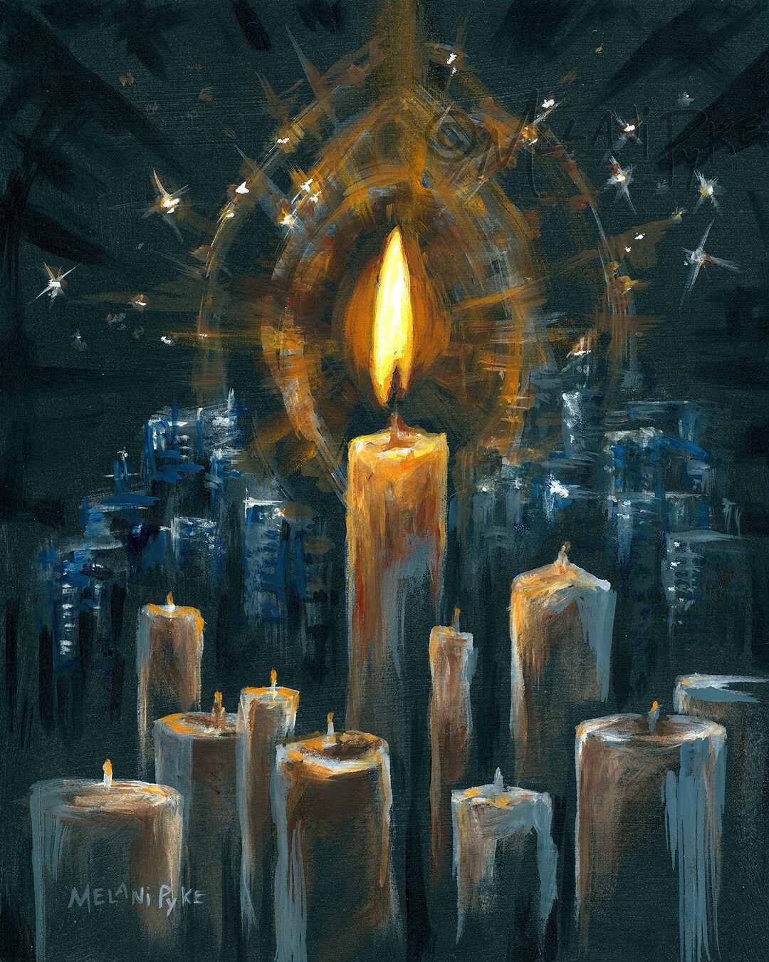 You Are the Light Art Print of Candles Religious Faith Spiritual ...