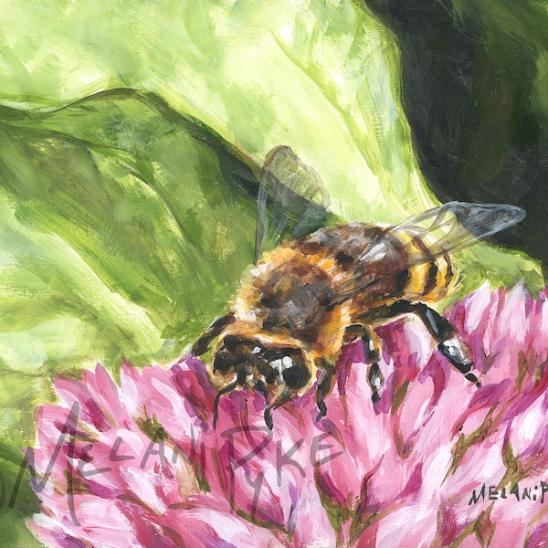 Bee Painting - Etsy Canada