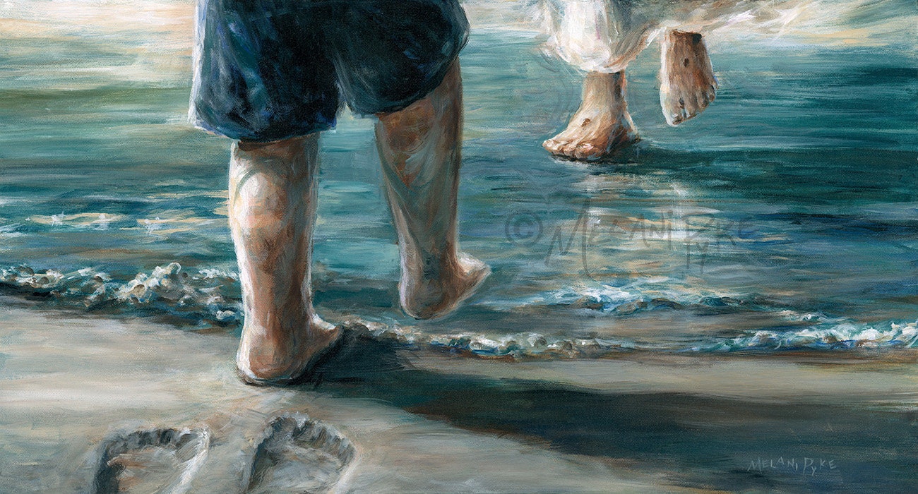 Stepping Out in Faith Original Acrylic Painting or Prints - Etsy