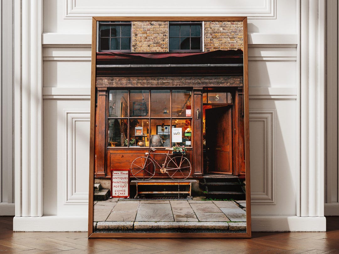 Spitalfields London Photo Print: Vintage Bicycle, British Decor - Etsy