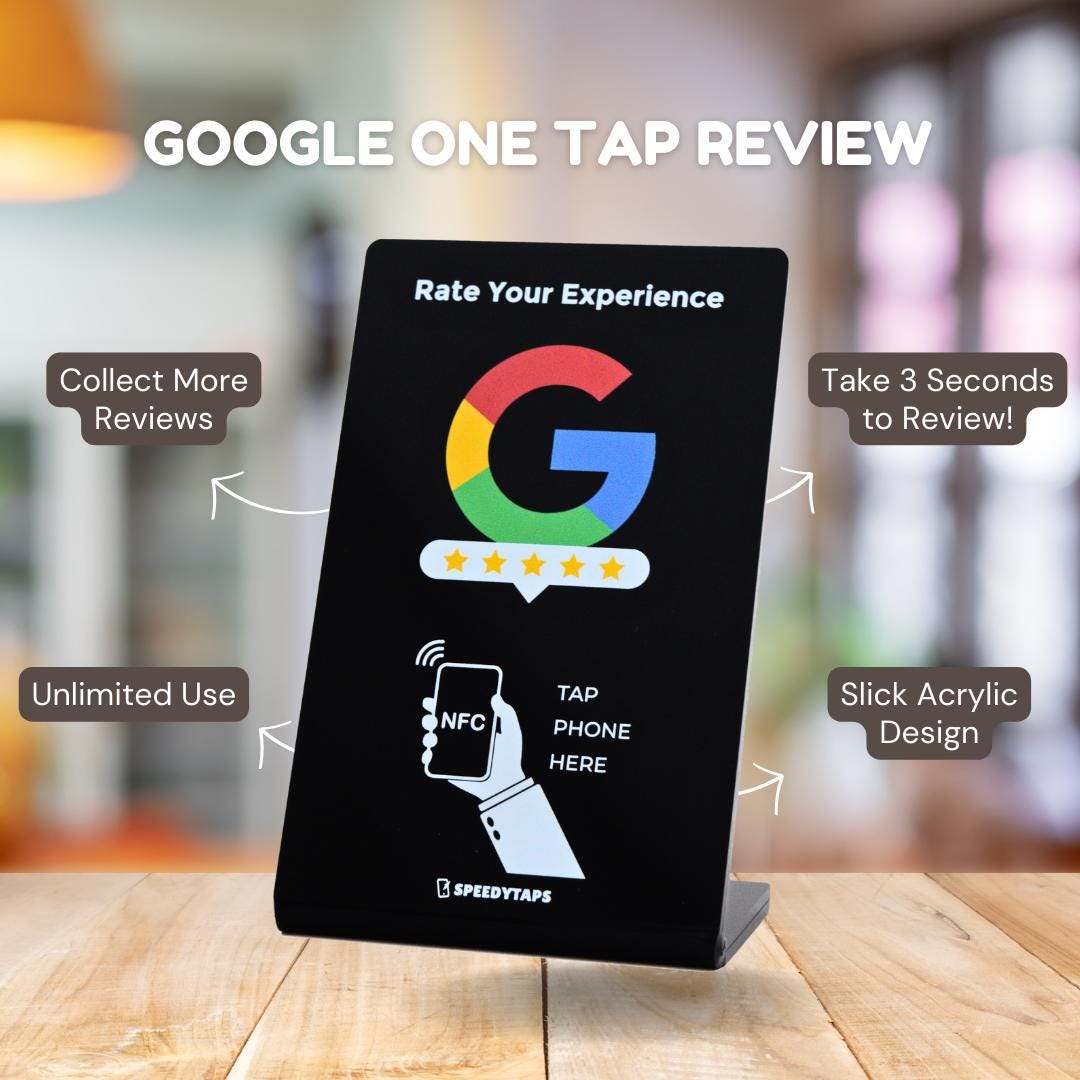 Google Review Stand - Etsy