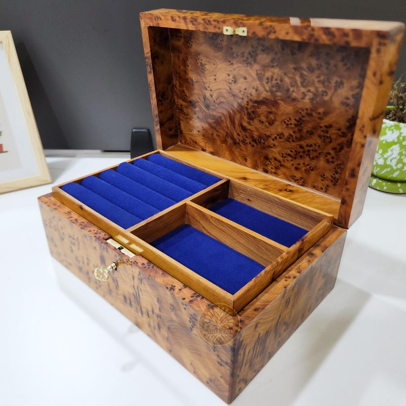 Burl Box Personalized - Etsy