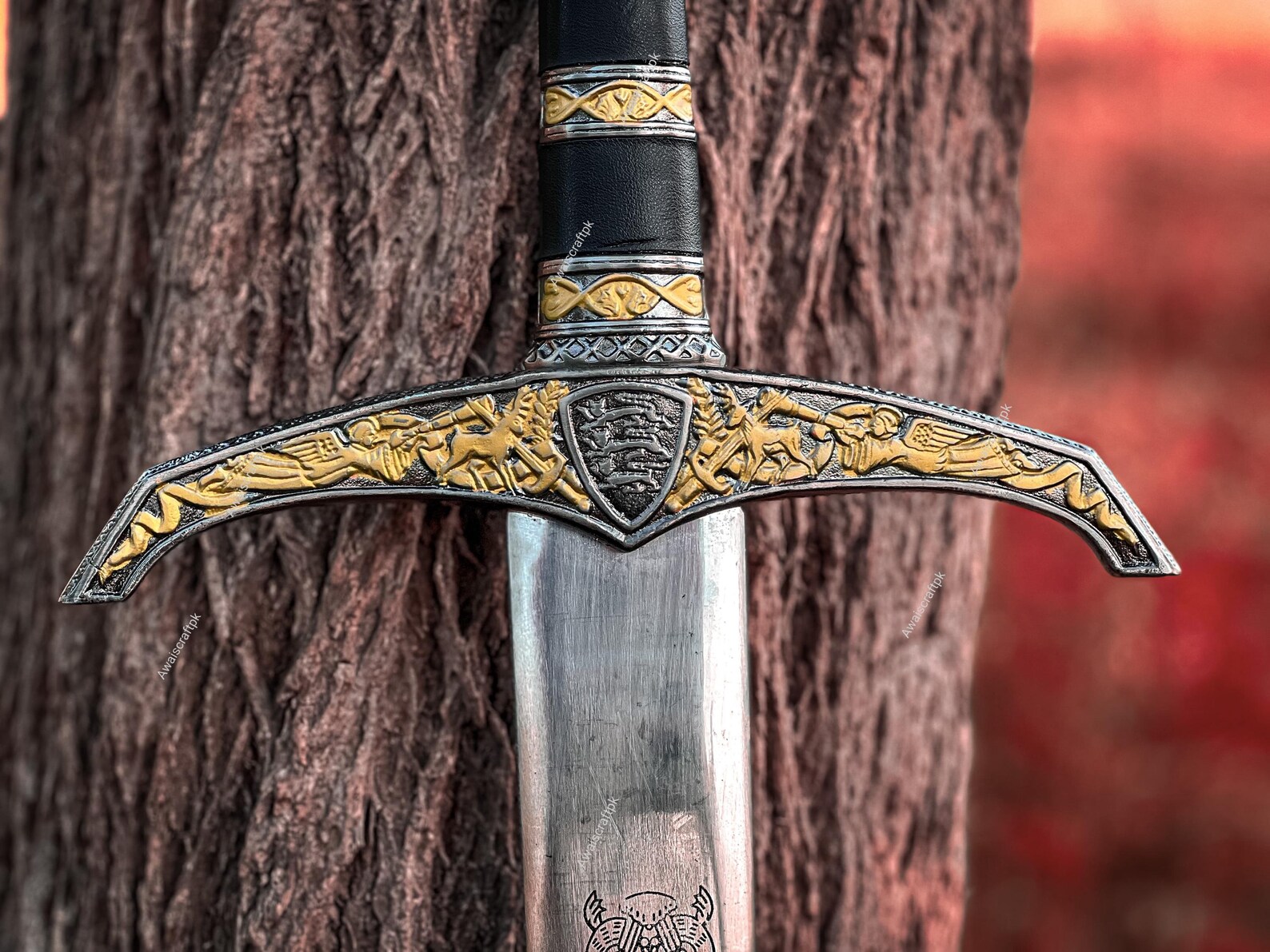 Hand Forged Knights Templar Sword, Medieval Robin Hood Replica - Etsy