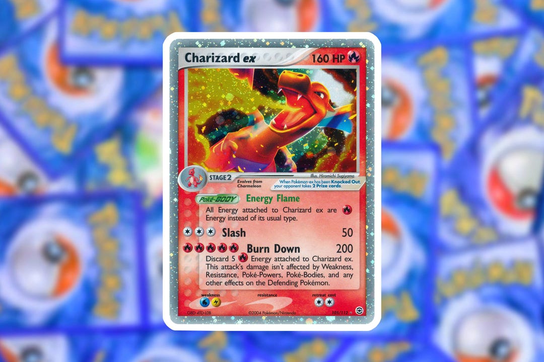 Charizard Ex Fire Red Leaf Green Card Proxy - Etsy