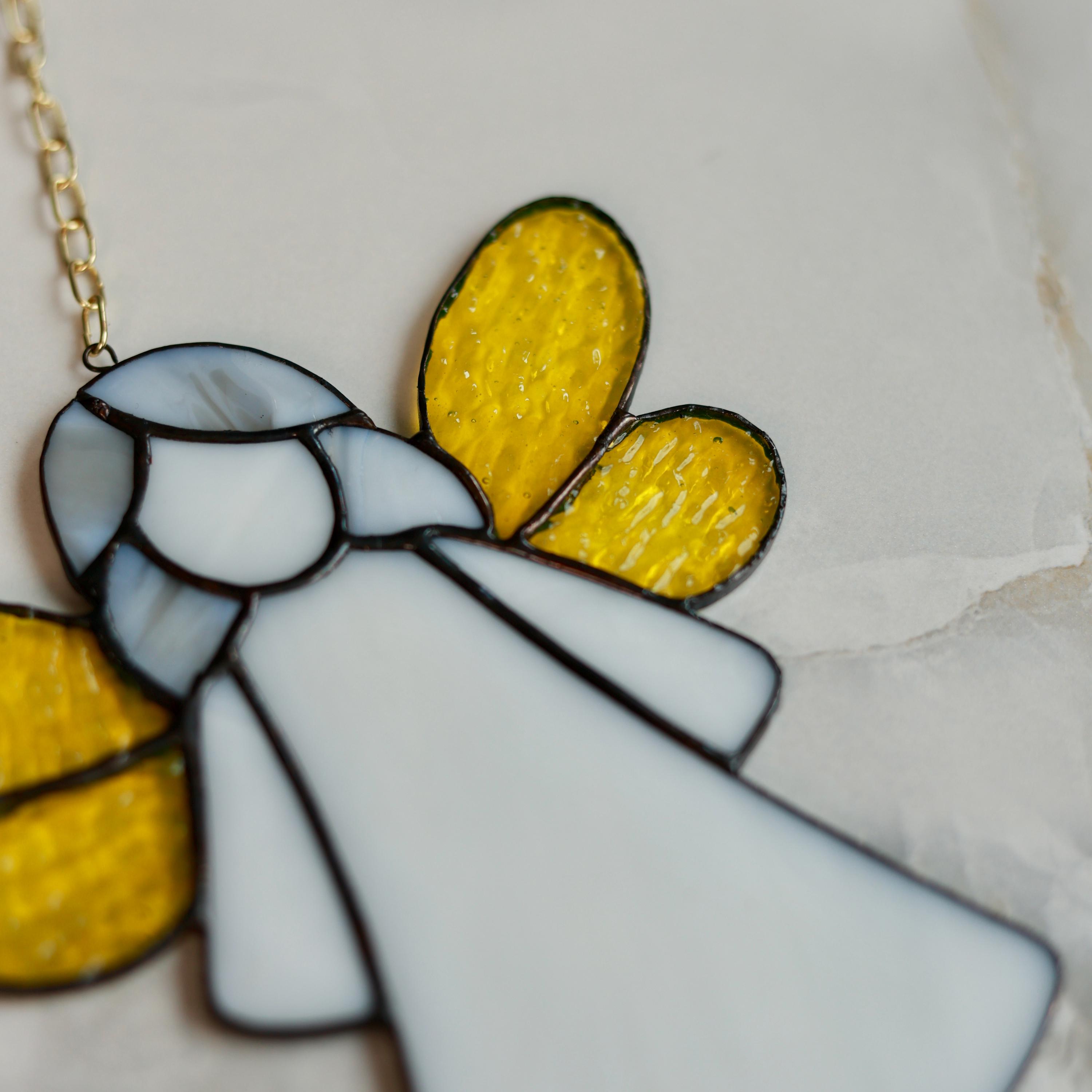 Angel Stained Glass Window Catcher, Angel Suncatcher for Communion ...