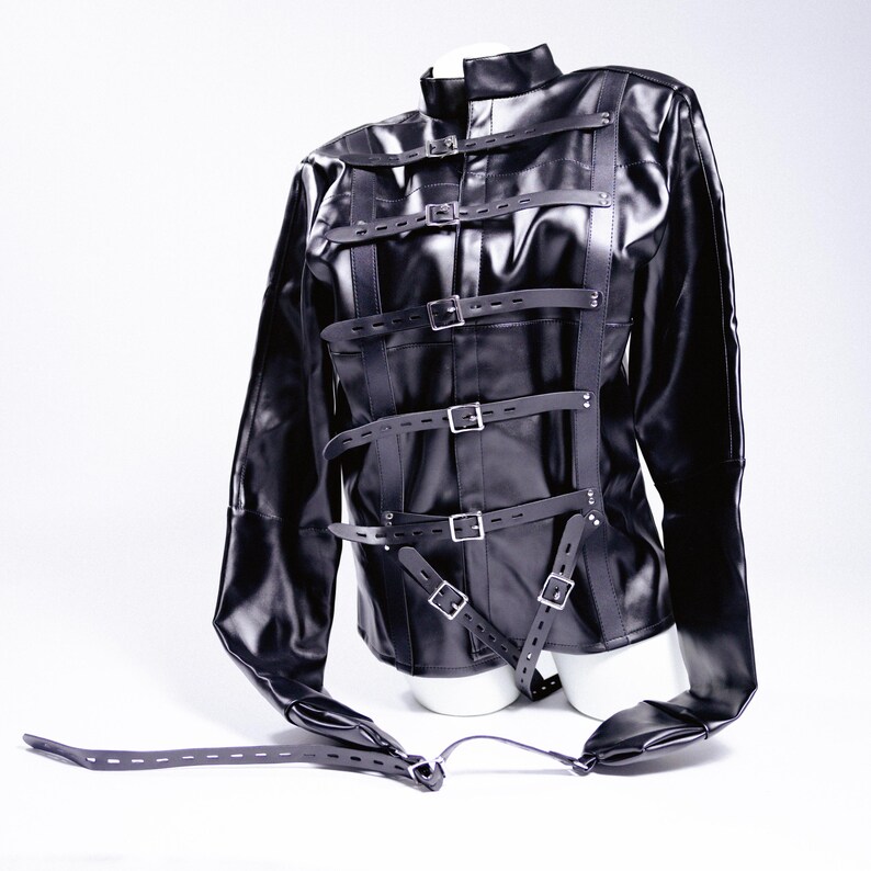 Heavy Duty Straitjacket, Restraint Jacket, Bondage Jacket, Fetish Wear ...