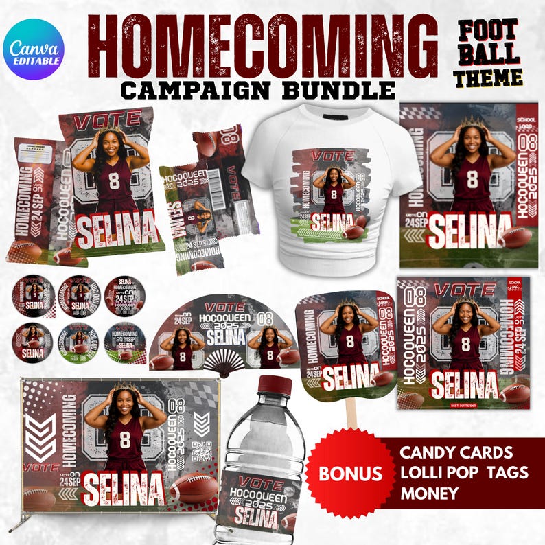 Homecoming Campaign Bundle, Sports Campaign Bundle,hoedown Homecoming ...