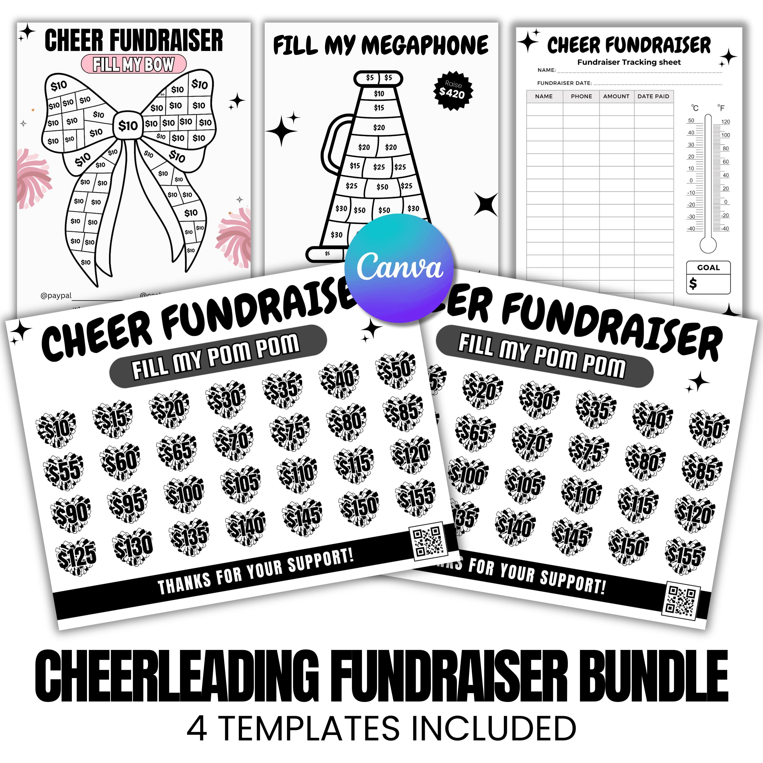Editable Cheerleading Fundraisers Bundle Template, Pick A Date to ...