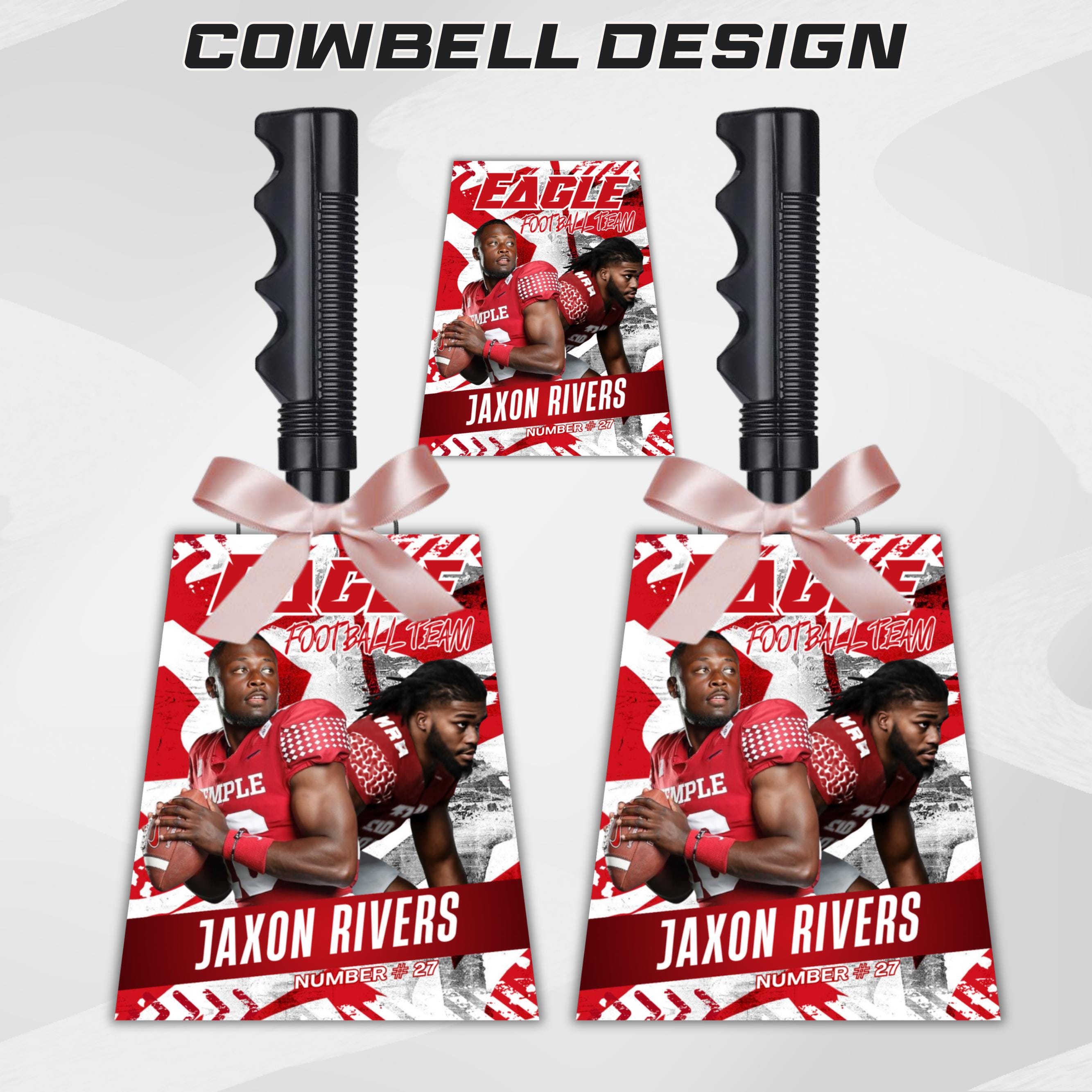 Cowbell Design Template, Editable Sport Cowbell Templates, Custom ...
