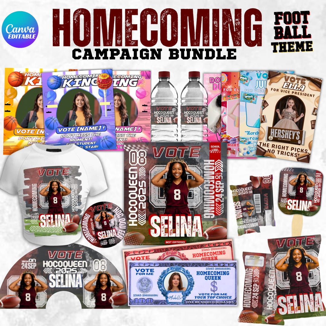 Homecoming Campaign Bundle, Sports Campaign Bundle,hoedown Homecoming ...