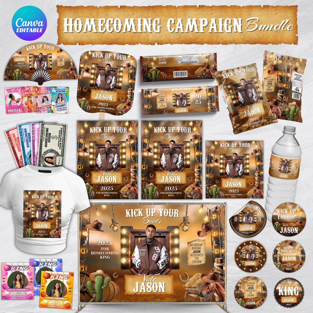 Homecoming Campaign Bundle, Hoedown Campaign Bundle,hoedown Homecoming ...