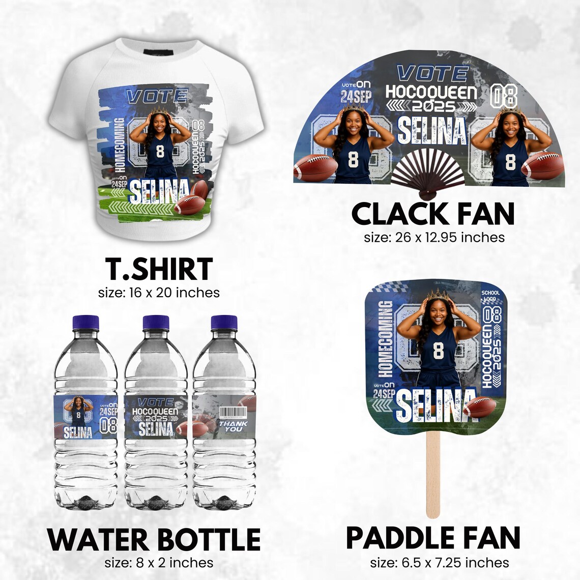 Sports Homecoming Campaign Bundle, Football Homecoming Party Favor ...