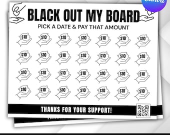 All Purpose Fundraiser Calendar, Pick A Date to Donate Fundraiser ...