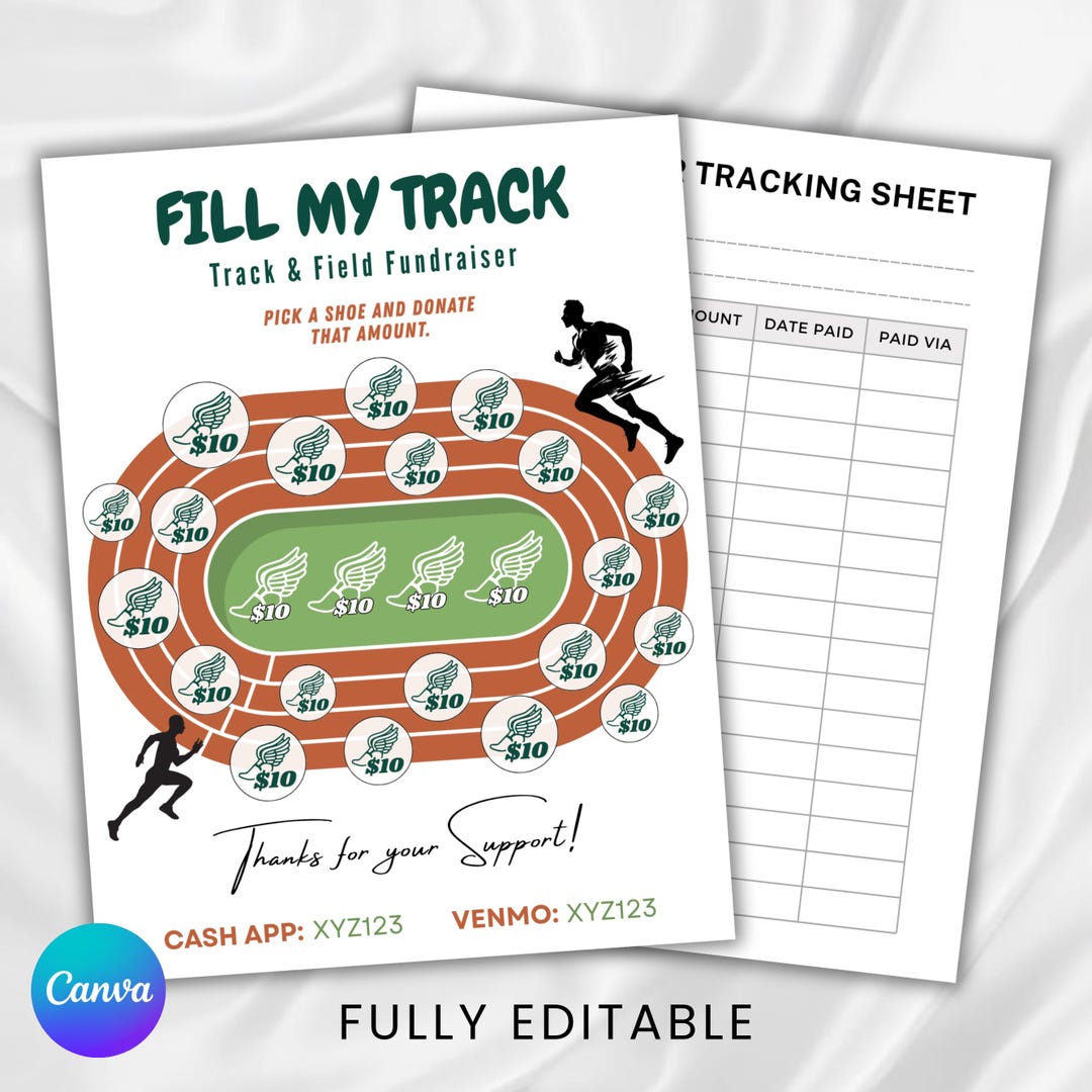 Track and Field Fundraiser Template, Track Fundraiser Track Meet ...