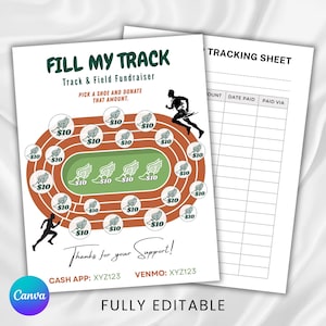 Track and Field Fundraiser Template, Track Fundraiser Track Meet ...