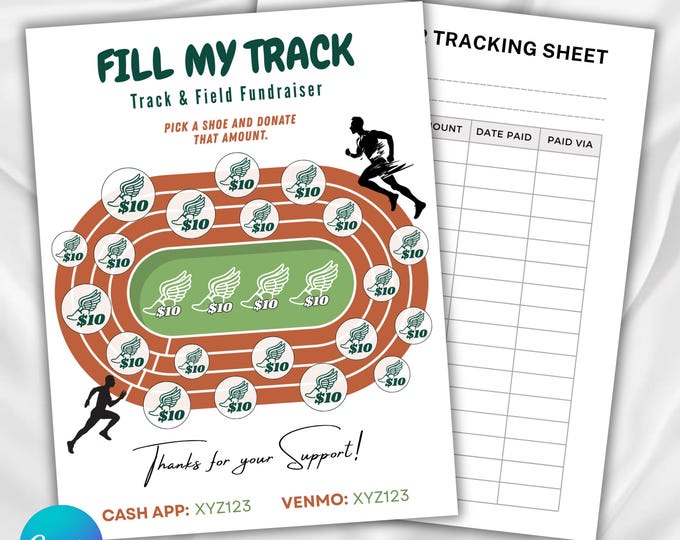 Editable Track and Field Fundraiser Template, Field Fundraiser, Track ...