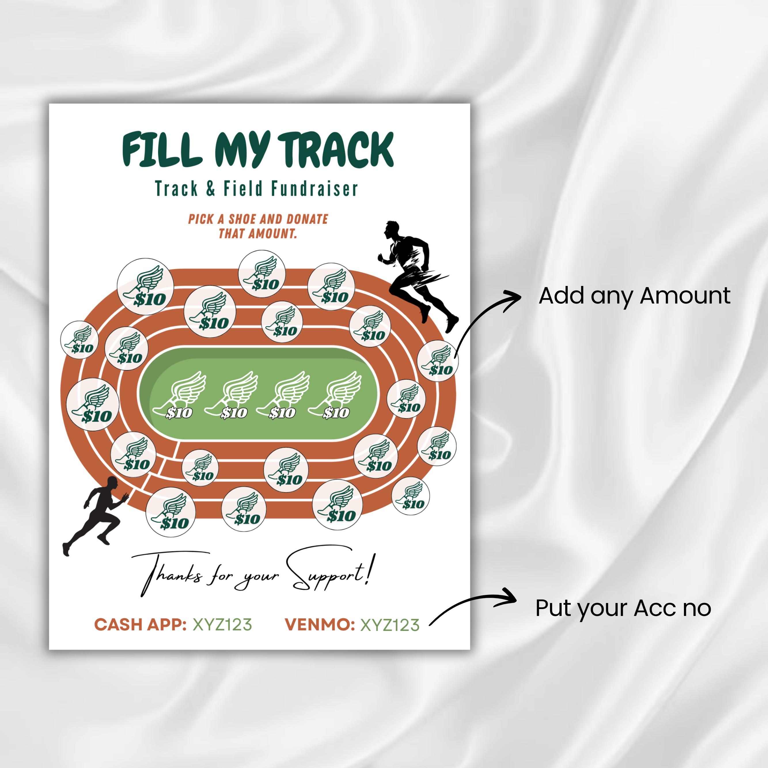 Track and Field Fundraiser Template, Track Fundraiser Track Meet ...