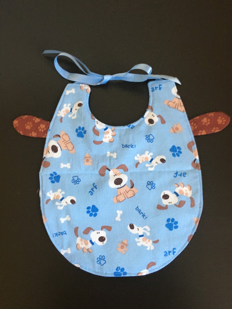 Infant Bib, Puppy Dog Theme, Baby Gift - Etsy