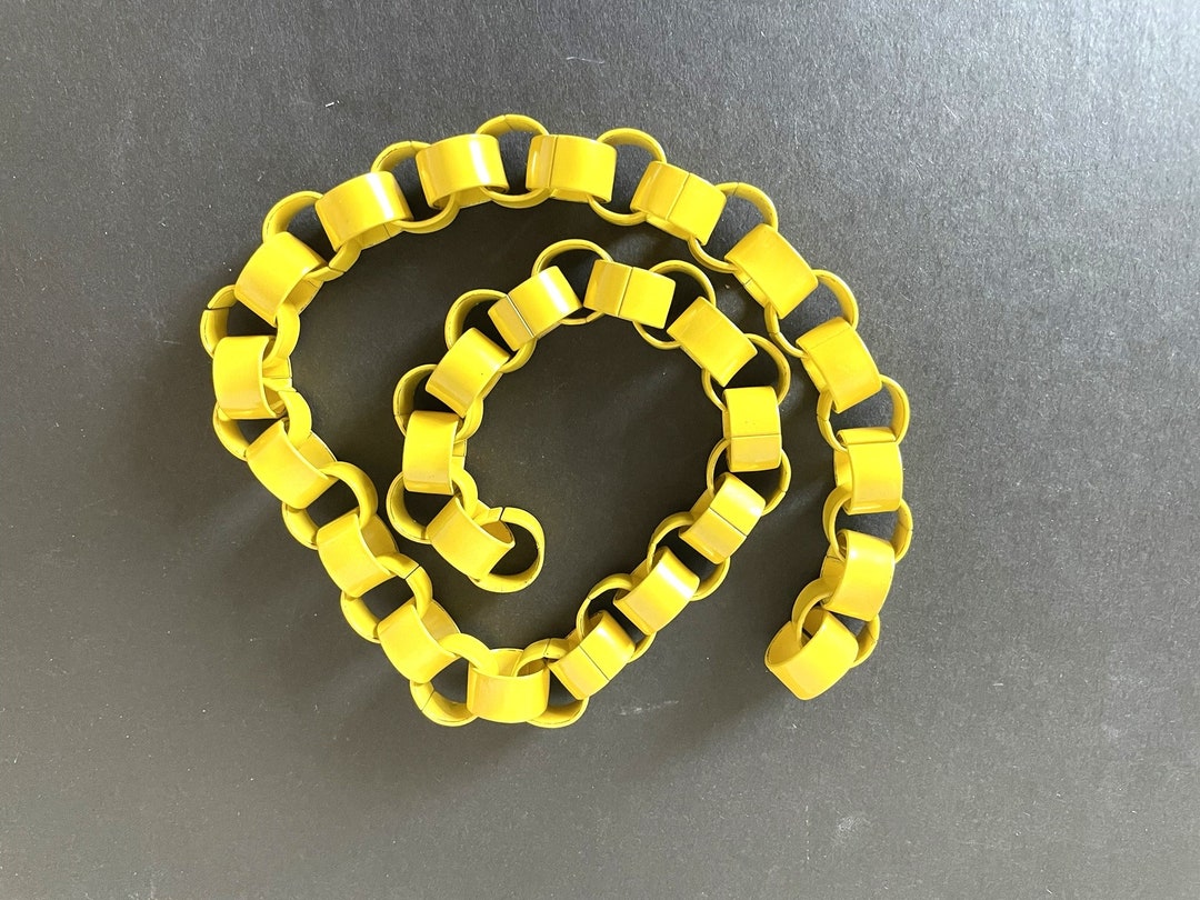 Large Yellow Chain - Etsy