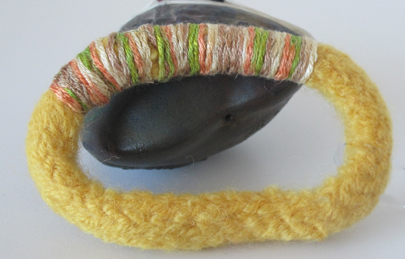 Felted Wool Bracelet Wrapped in Fall Colors - Etsy