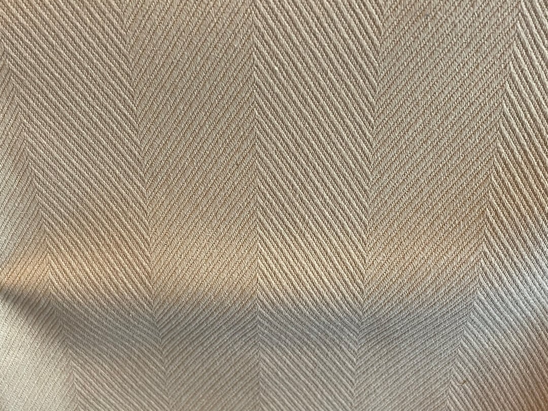 Gold Herringbone Twill Decorator Fabric - Etsy