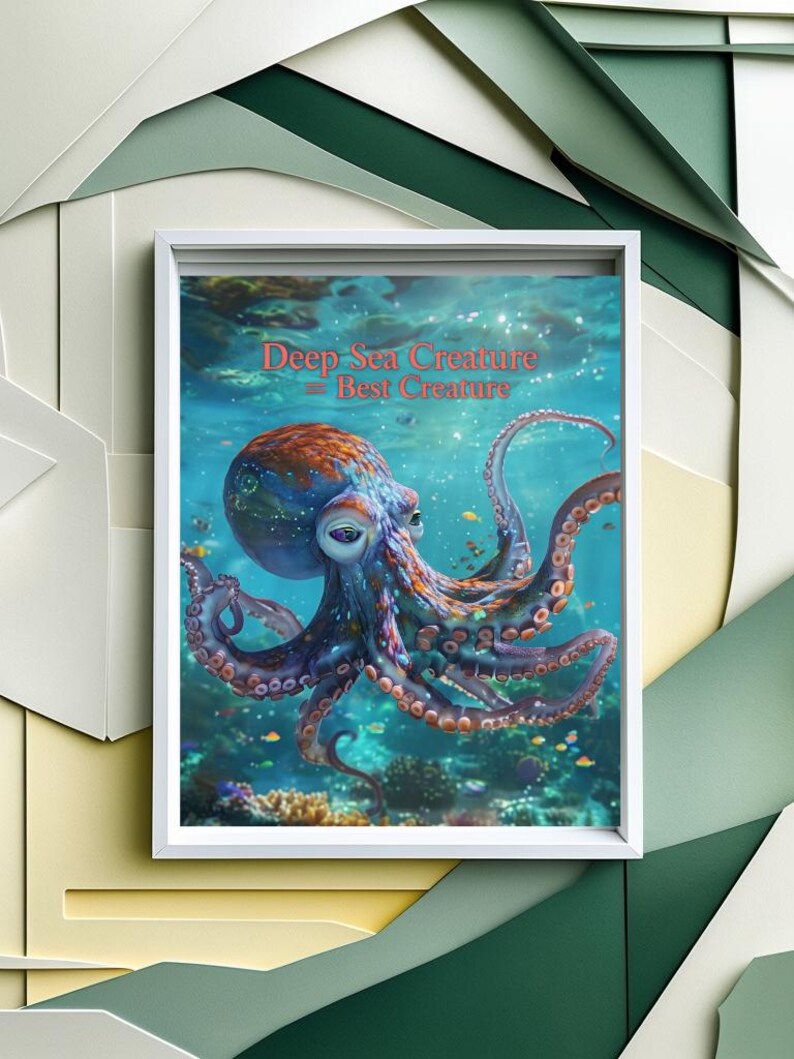 Deep Sea Creatures Anime Style Design - Etsy