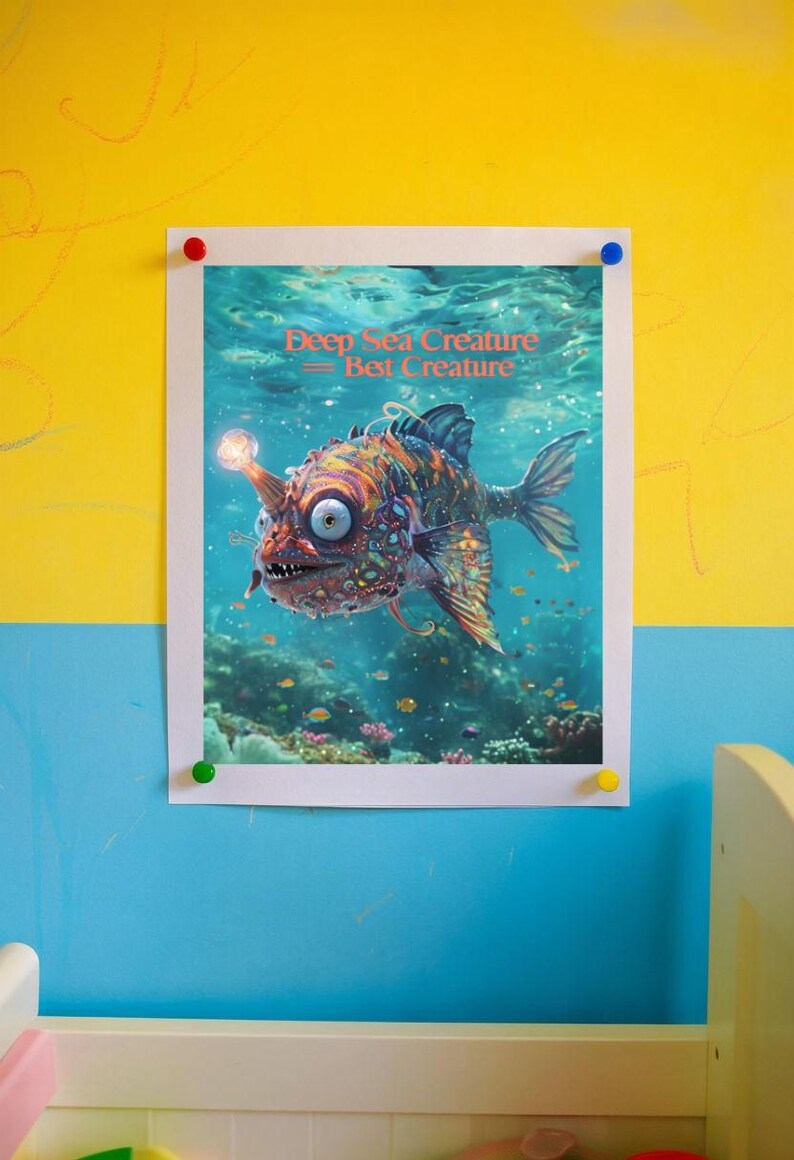 Deep Sea Creatures Anime Style Design - Etsy