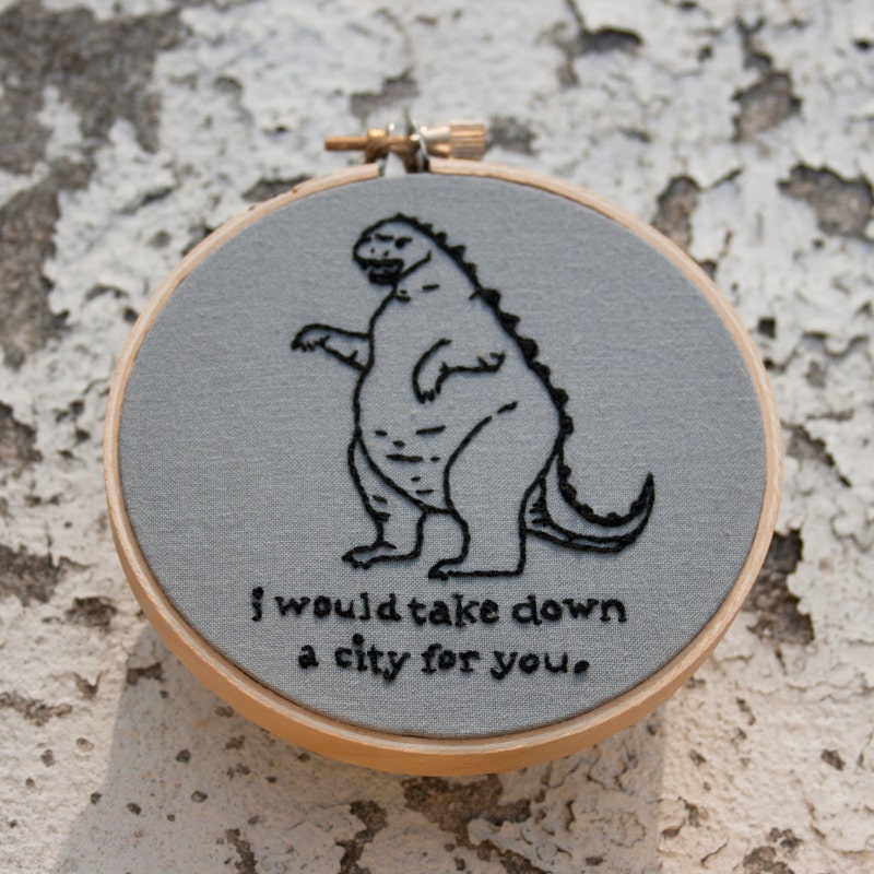 Godzilla Pattern - Etsy