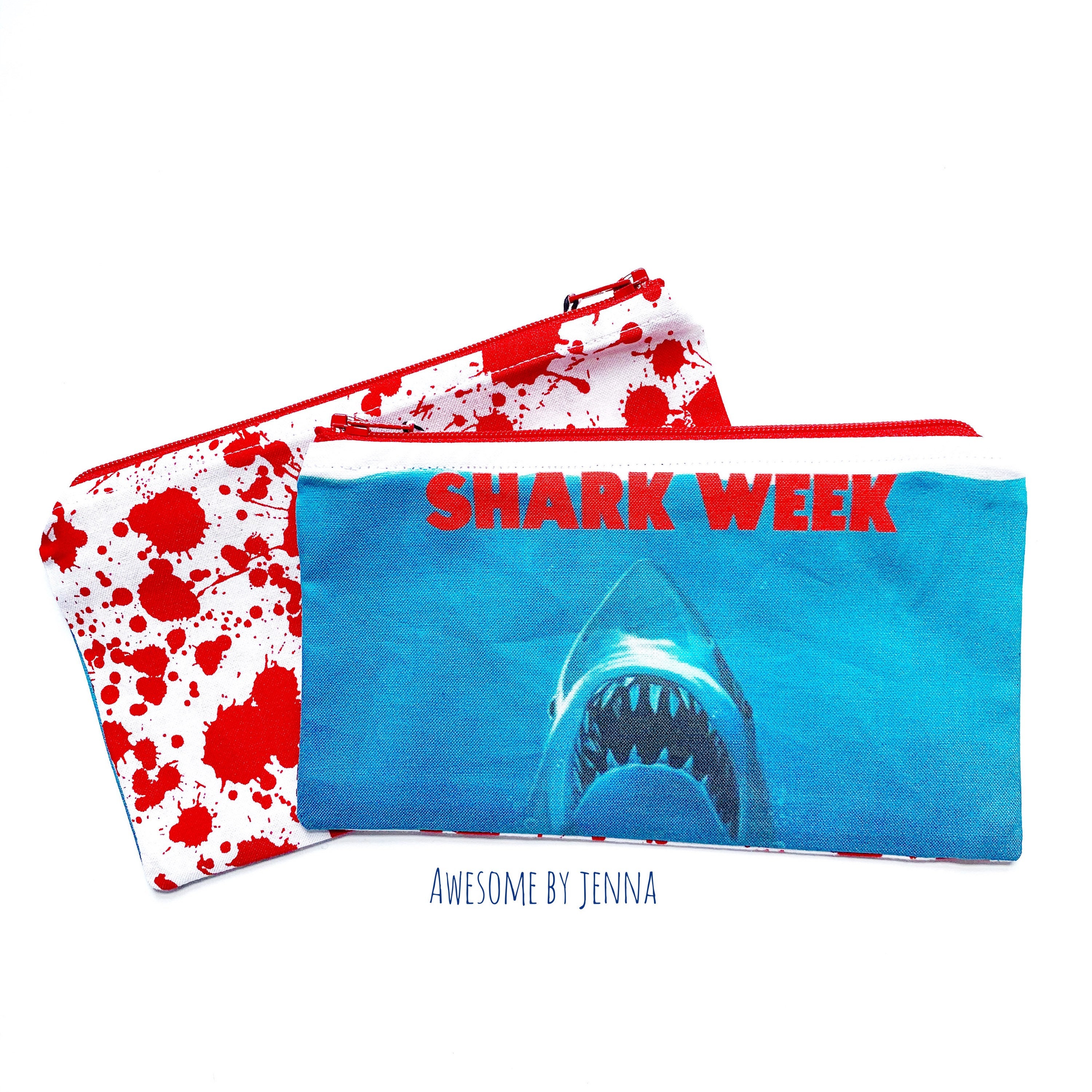 Shark Week Tampon Bag