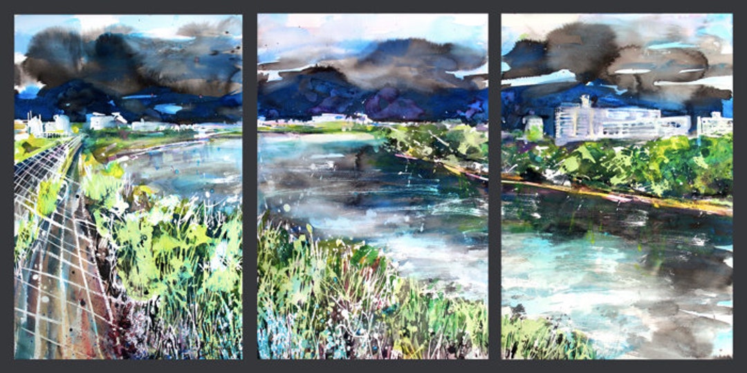 Triptych No.7, Japan, Limited Edition of 50 Fine Art Giclee Prints From ...