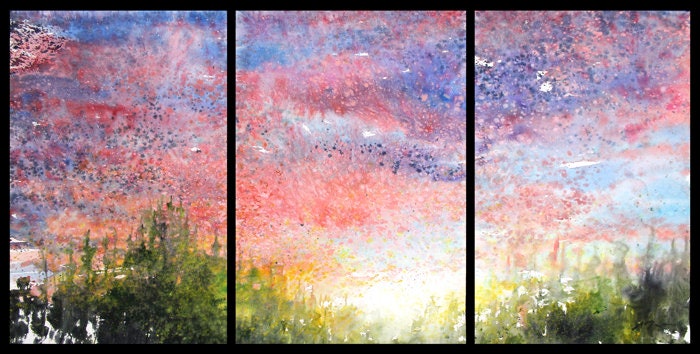 Triptych April 2018 no.1 limited edition of 50 fine art | Etsy