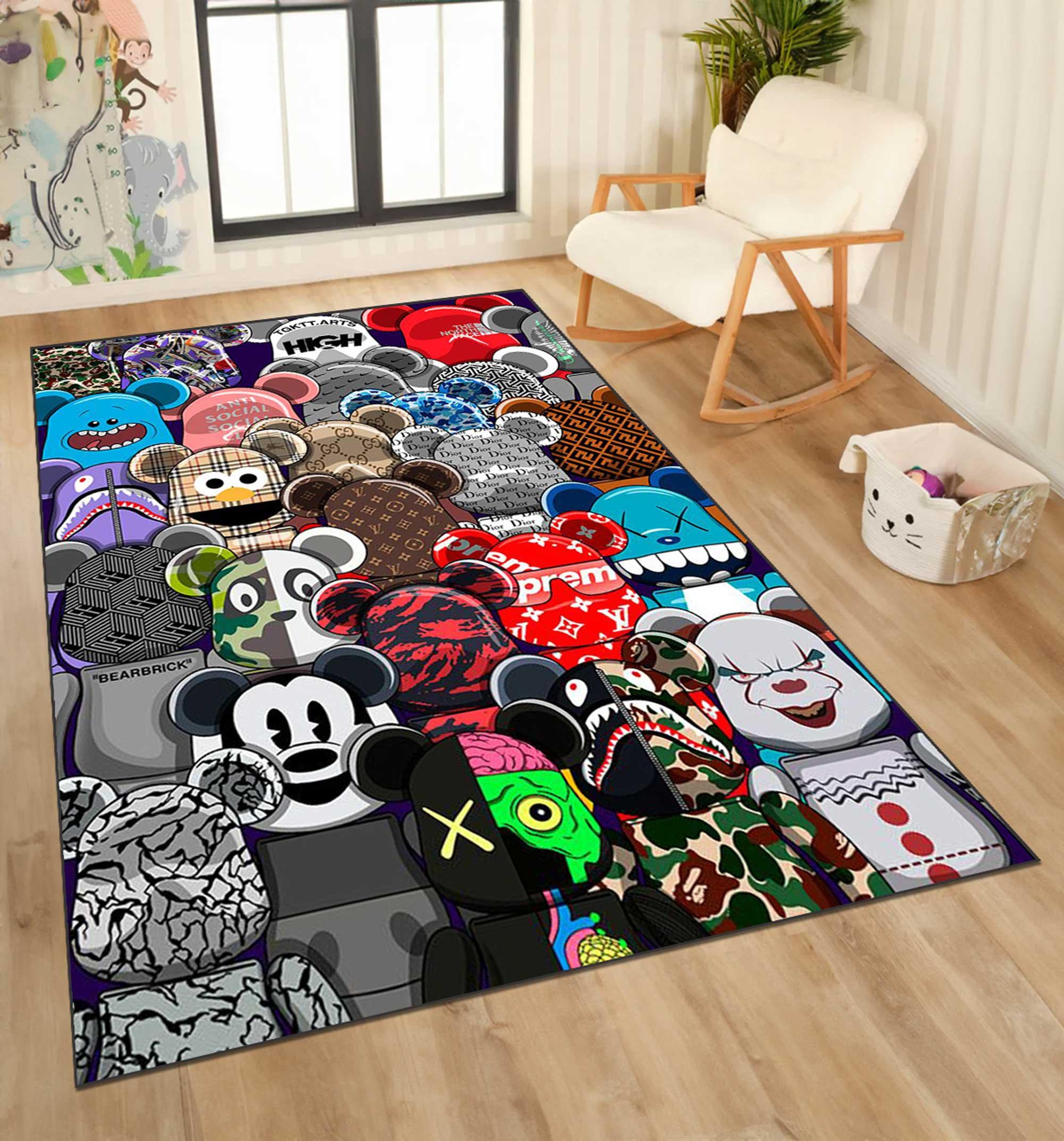 Hypebeast Rug, Bearbrick Rug, Hype Beast Rug, Hypebeast Carpet ...
