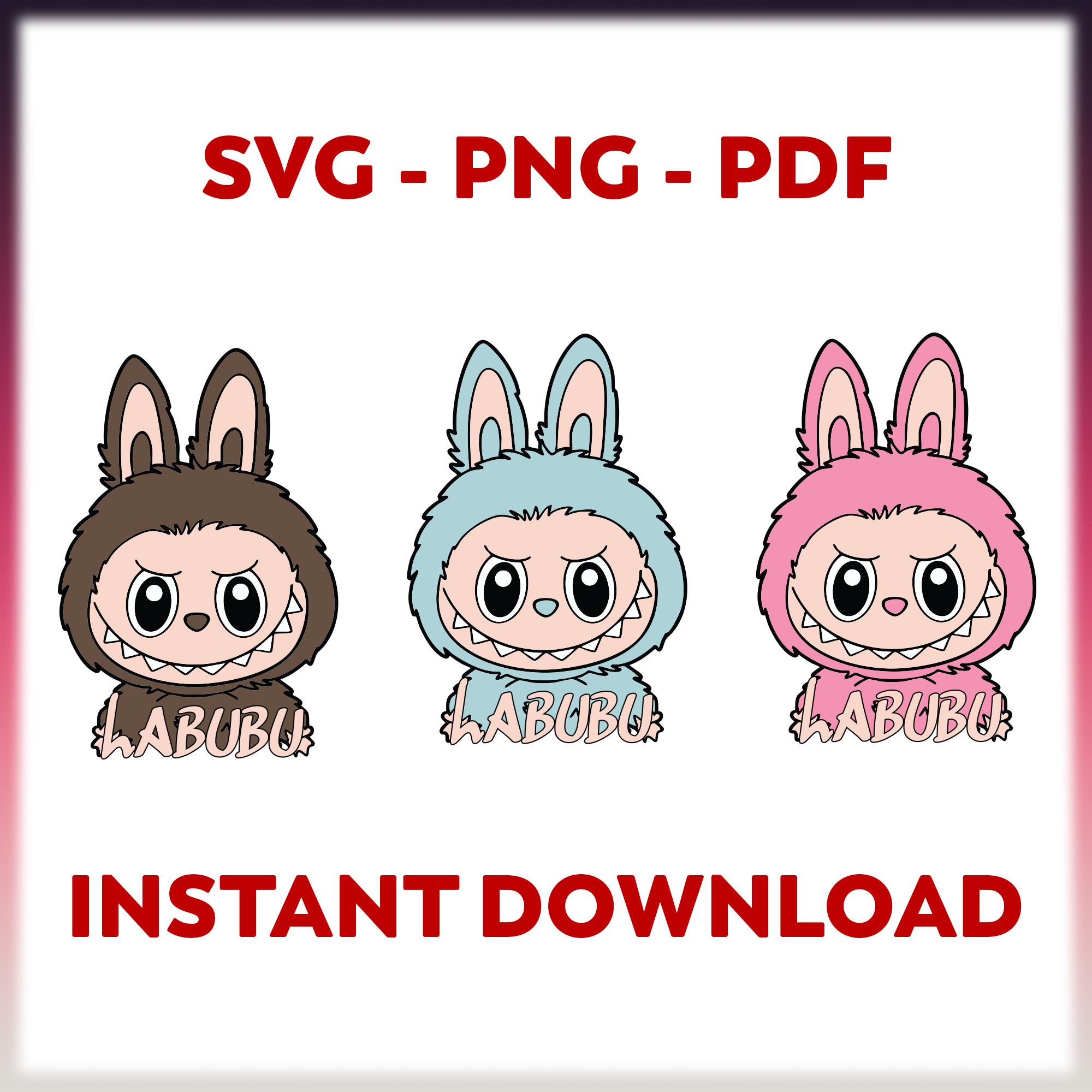 Labubu Designs SVG Bundle, Labubu Clipart, Labubu PNG, Cute Labubu ...