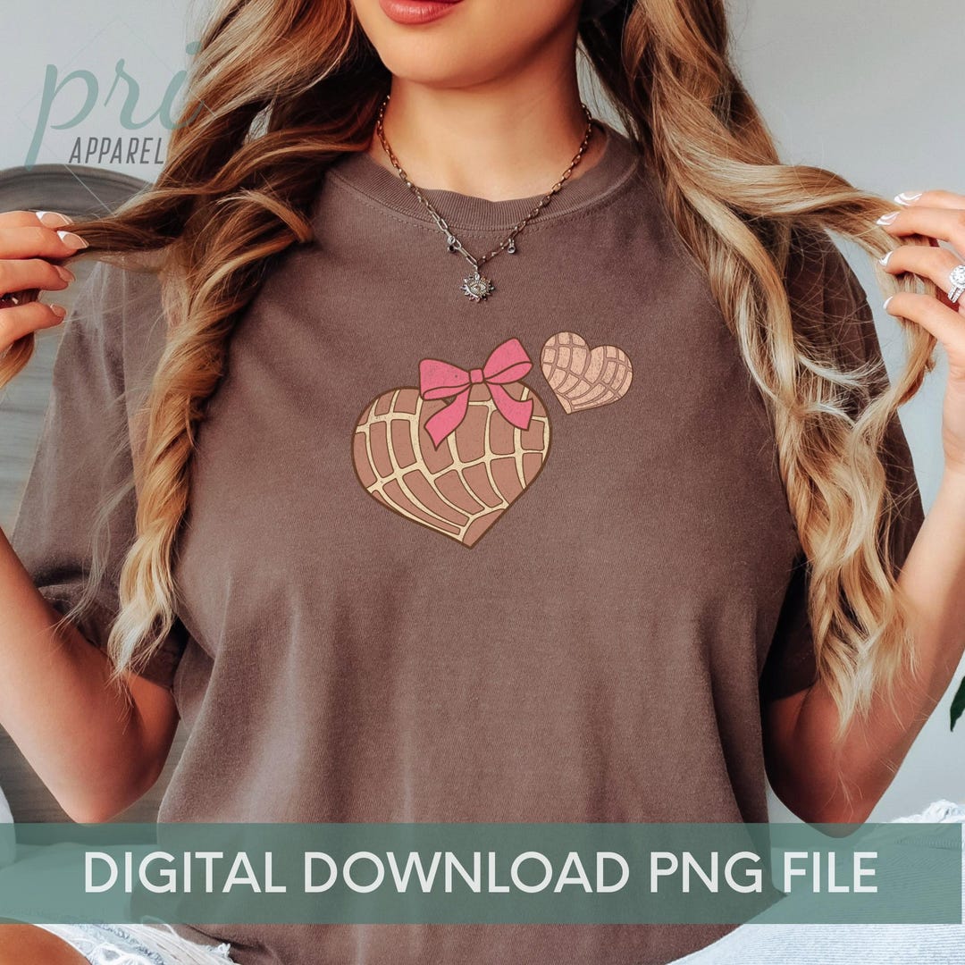 Concha Hearts Png, Pan Dulce Png, Mexican Gossip Png, Latina Png ...