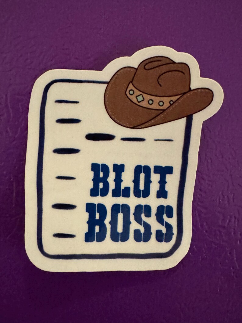 Western BLOT BOSS Stickers - Laptop Decals | Perfect for Biology Lab ...