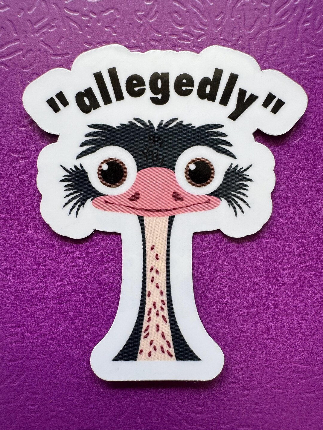 Letterkenny "allegedly" Stickers, Die-cut Waterproof Vinyl Decals - Etsy