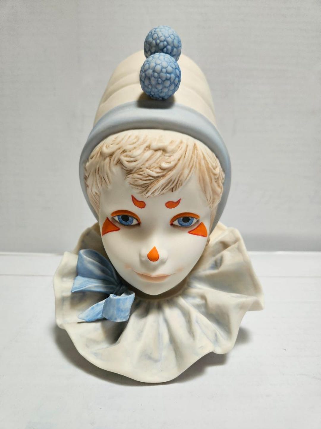 Cybis Bisque Porcelain Bust of a Female Clown - Etsy