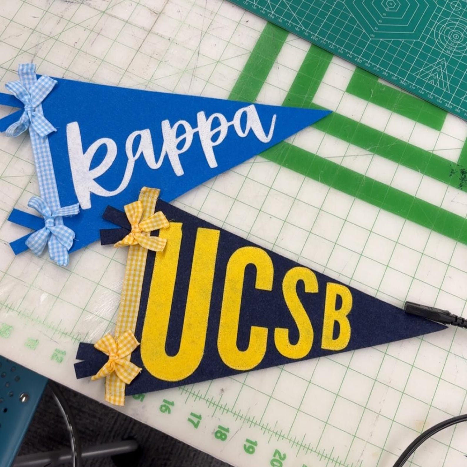Custom Pennant Flag Signs- Add College, Town, Name, Sorority- Handmade ...