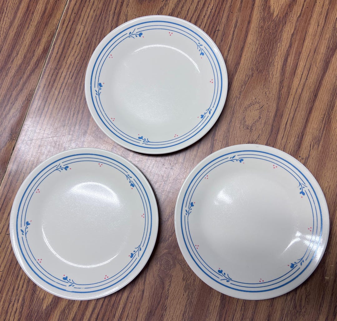 Corelle by Corning 1980's Country Violet Small Plates (set of 3) - Etsy