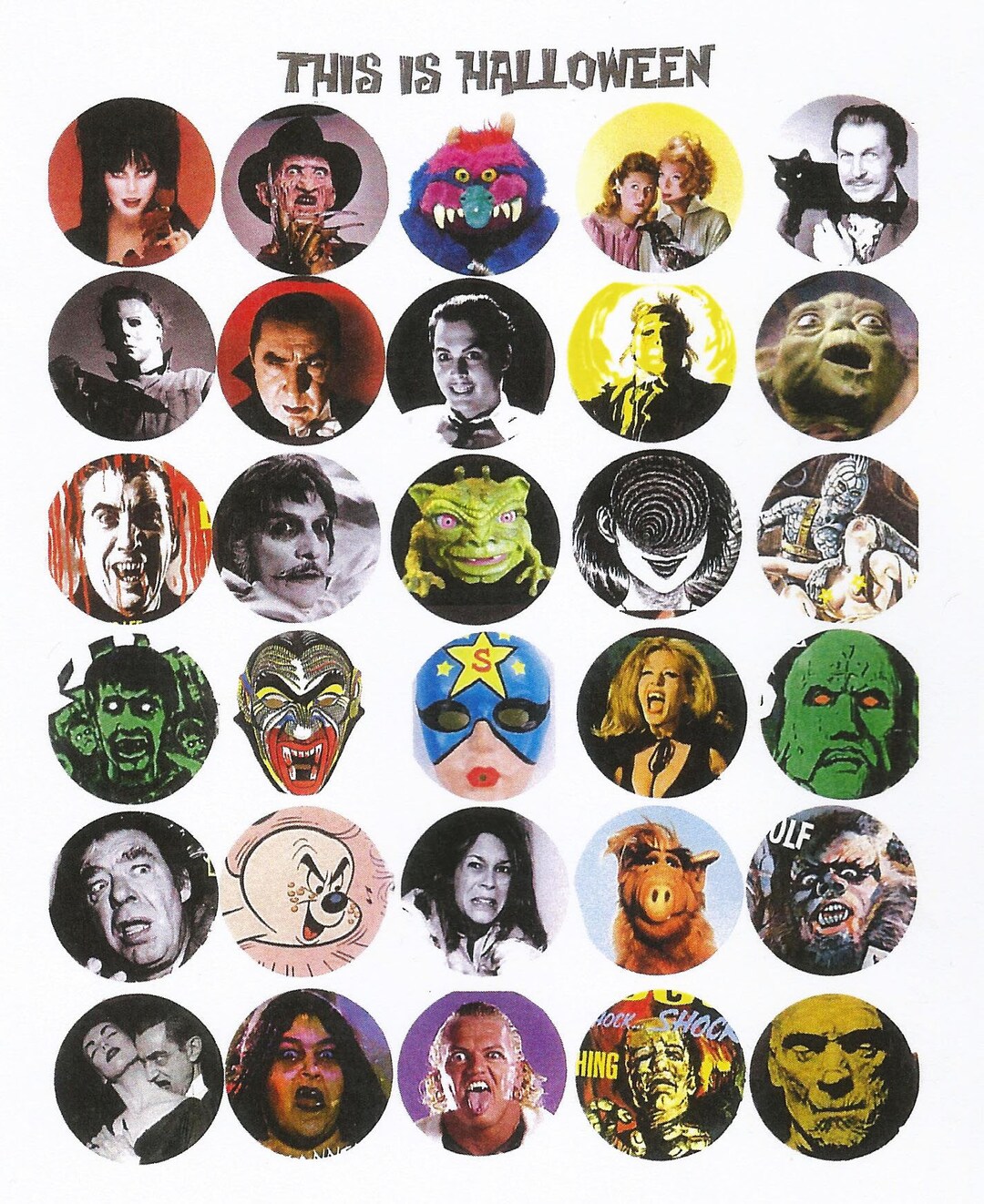 Halloween Pins Spooky, Boglins, Roseanne - Etsy