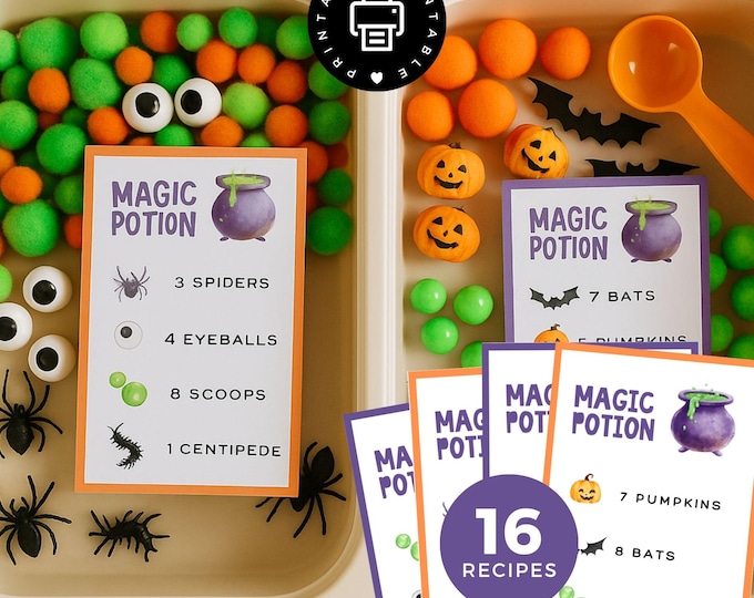 Valentine Love Potion Recipe Cards Matching Counting Measuring Activity ...