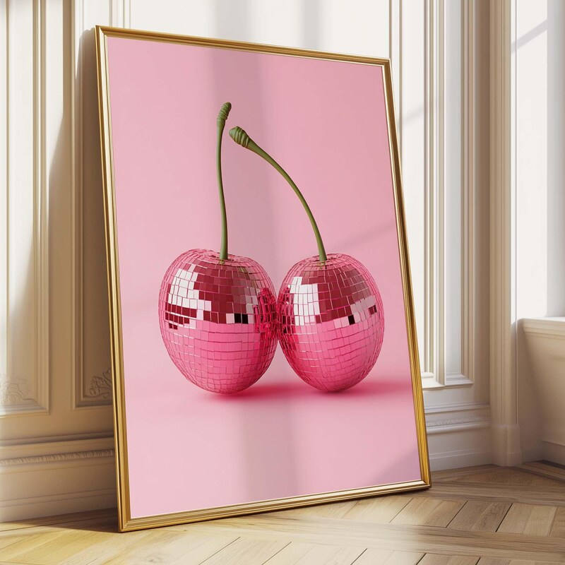 Disco Ball Fruit Art - Etsy