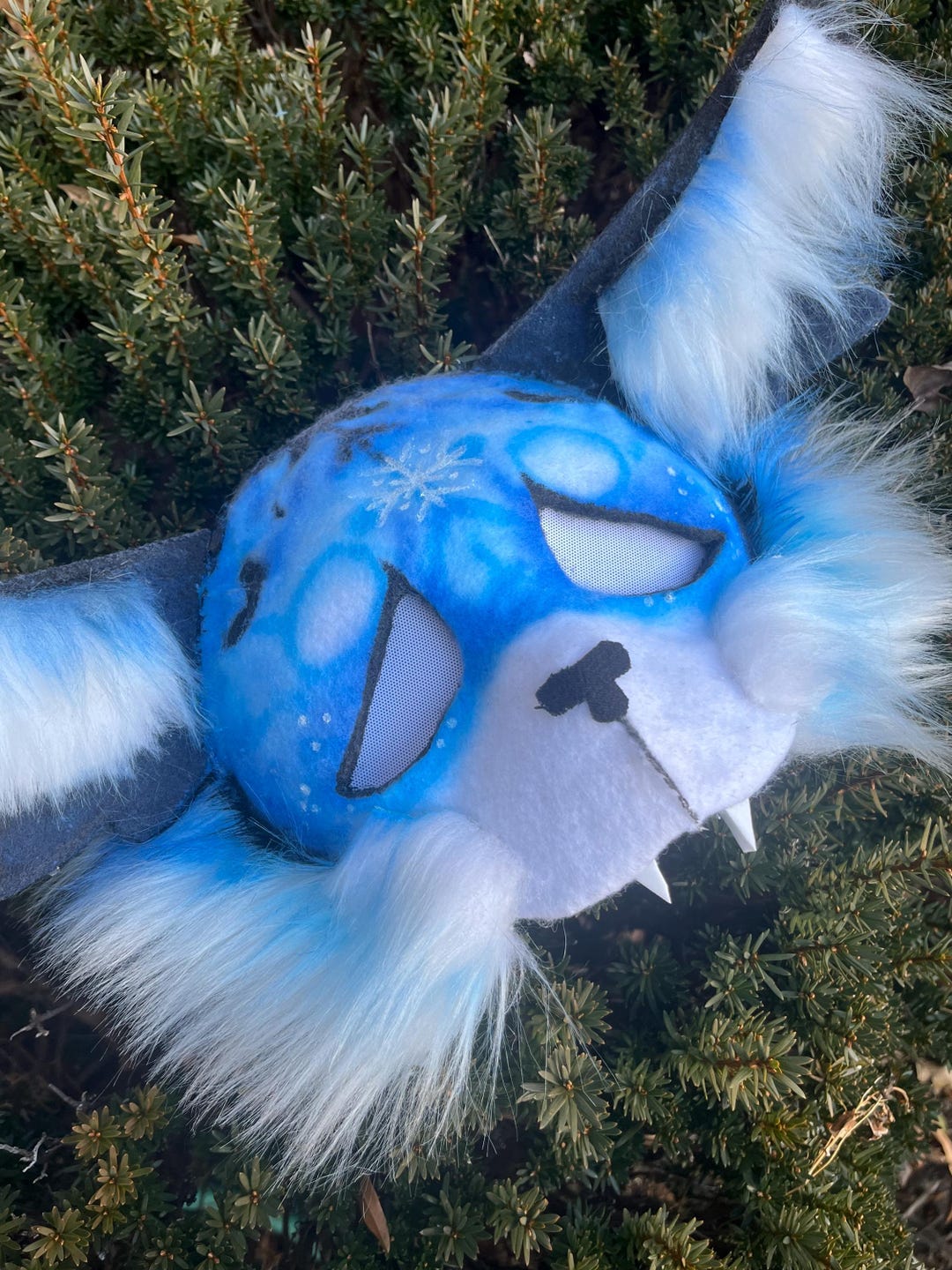 Blue Deer Therian Mask Accessory - Etsy