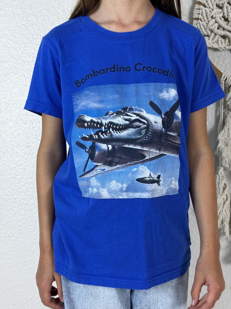 Bombardino Crocodilo Kids T-shirt, Roblox Tee Shirt for Kids ...
